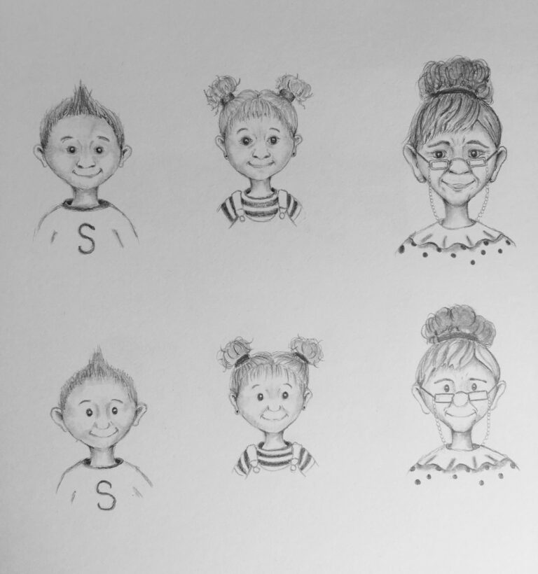 Makkelijk een leuk poppetje tekenen | Illustrator | Anke Vermeij-Bits